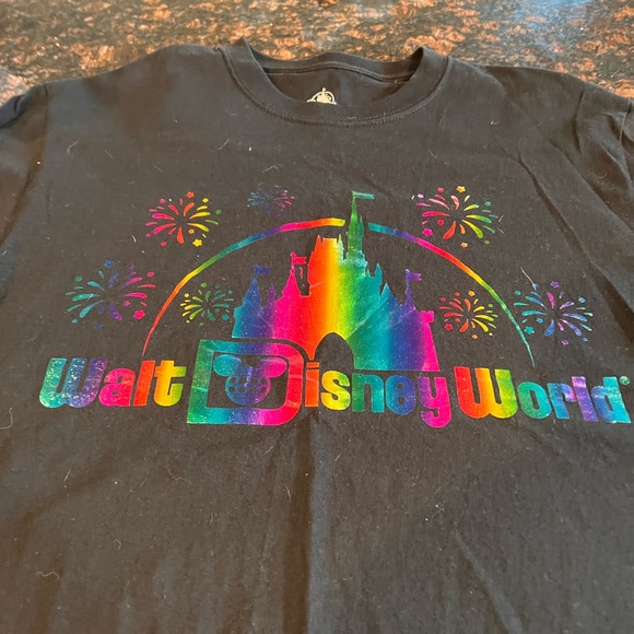 Disney | Tops | Disney World Rainbow Prism T Shirt | Poshmark